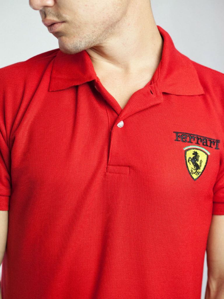 Ferrari polo shirt red_10