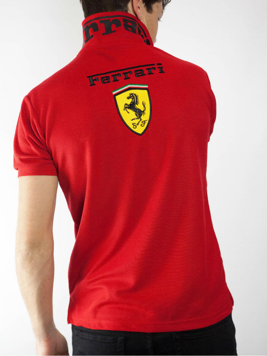 Ferrari polo shirt red_9