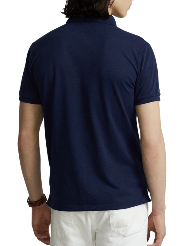 Polo Ralph Lauren Earth Polo Shirt Custom Slim Fit - Navy