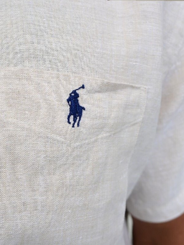 Polo Ralph Lauren Summer Linen Short Sleeve Shirt Men's Polo Ralph ...